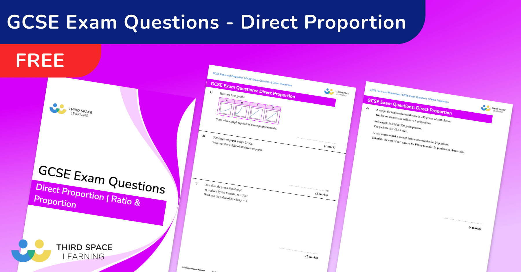 Direct Proportion Exam Questions Gcse Maths [free]