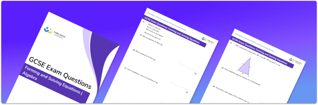 Forming And Solving Equations Exam Questions Gcse Maths [free]