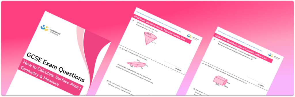 How To Calculate Surface Area Exam Questions - GCSE Maths [FREE]