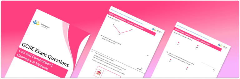Loci And Construction Exam Questions - GCSE Maths [FREE]