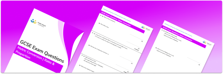 Metric Conversion Exam Questions - GCSE Maths [FREE]