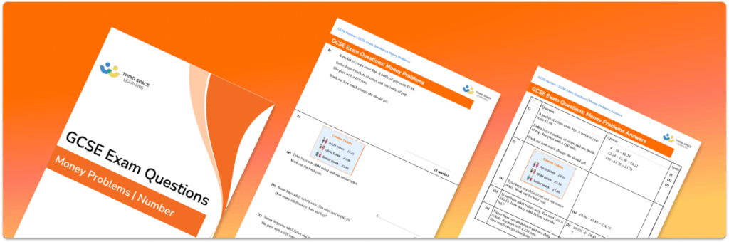 Money Problems Exam Questions - GCSE Maths [FREE]