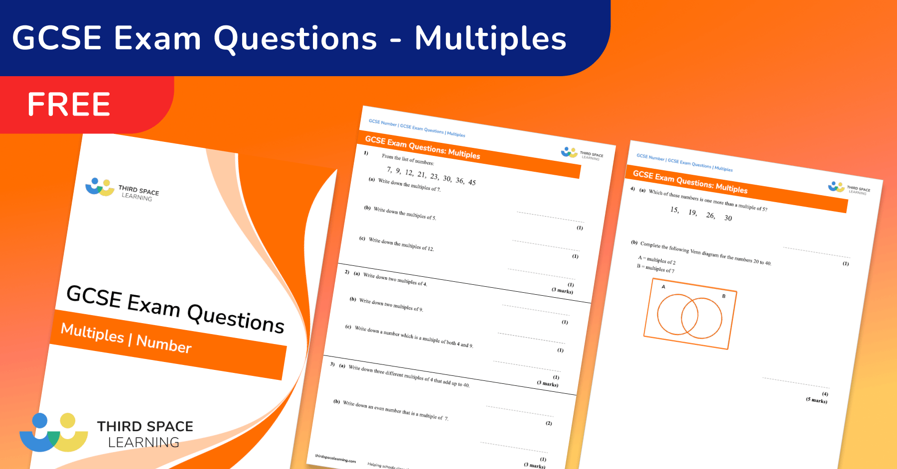 Multiples Exam Questions - GCSE Maths [FREE]