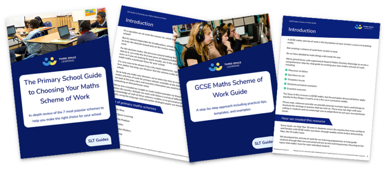[FREE] Scheme of Work Guide - Third Space Learning