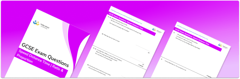 Speed Distance Time Exam Questions - GCSE Maths [FREE]