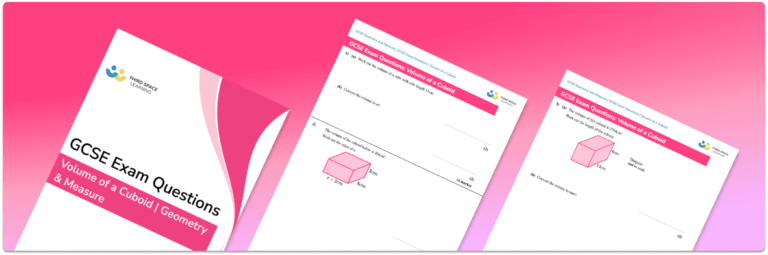 Volume Of A Cuboid Exam Questions - GCSE Maths [FREE]