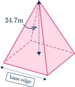 Volume of Square Pyramid - Math Steps, Examples & Questions