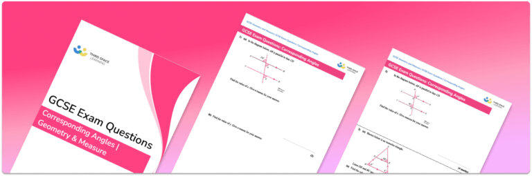 Corresponding Angles Exam Questions - GCSE Maths [FREE]