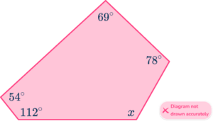 Pentagon Angles - Math Steps, Examples & Questions