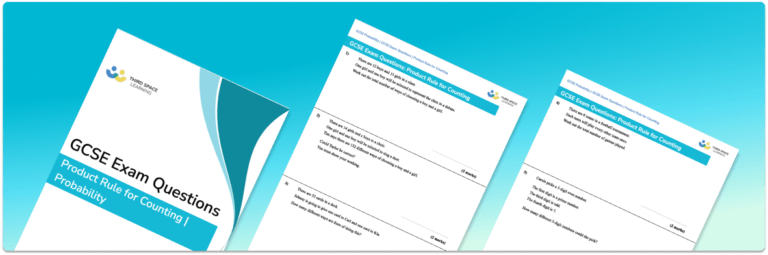 Product Rule For Counting Exam Questions - GCSE Maths [FREE]