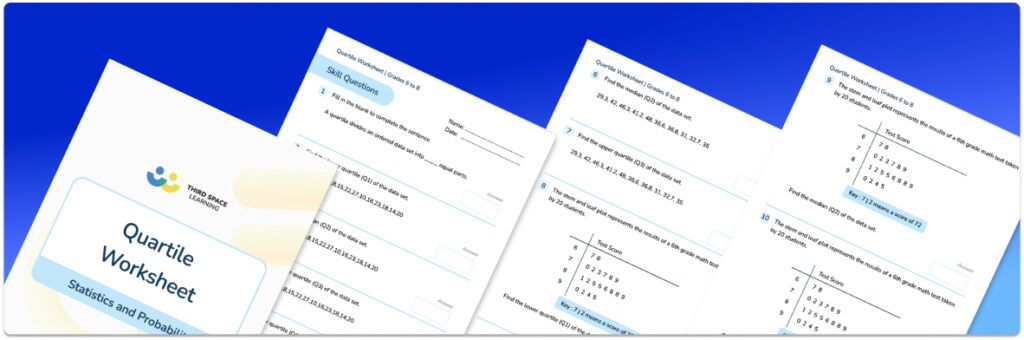 [FREE] Quartile Worksheet