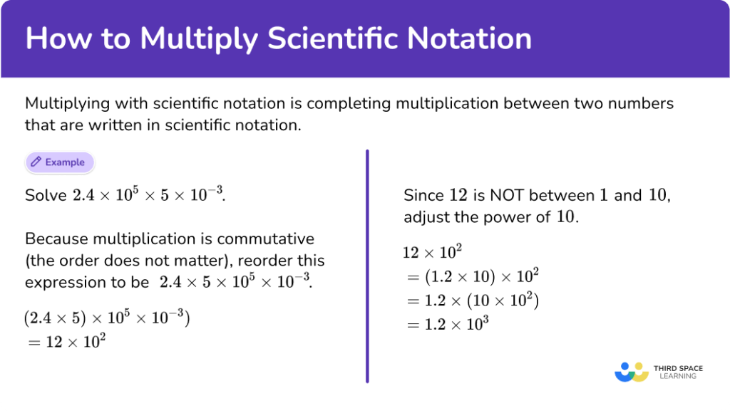 How To Multiply Scientific Notation - Math Steps, Examples & More!