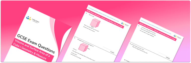 Volume And Surface Area Of A Cube Exam Questions - GCSE Maths [FREE]
