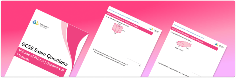 Volume Of Prisms Exam Questions - GCSE Maths [FREE]