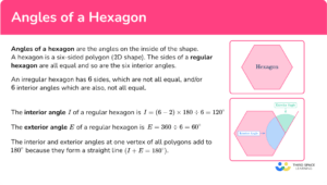 Angles of a Hexagon - Math Steps, Examples & Questions