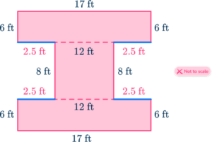 Area of Irregular Shapes - Math Steps, Examples & Questions