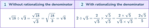 Dividing Radicals - Math Steps, Examples & Questions