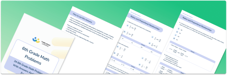 [FREE] 6th Grade Math Problems
