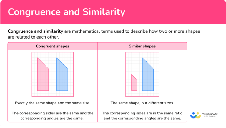 Congruence And Similarity Math Steps Examples And Questions