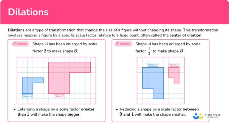 Dilations - Math Steps, Examples & Questions