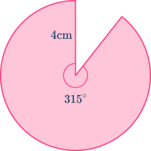 Perimeter of a Sector - Math Steps, Examples & Questions