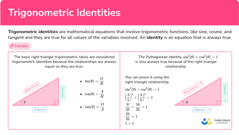 Trig Identities - Math Steps, Examples & Questions