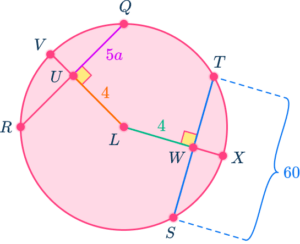 Circle Chord Theorems - Math Steps, Examples & Questions