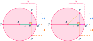 Circle Chord Theorems - Math Steps, Examples & Questions