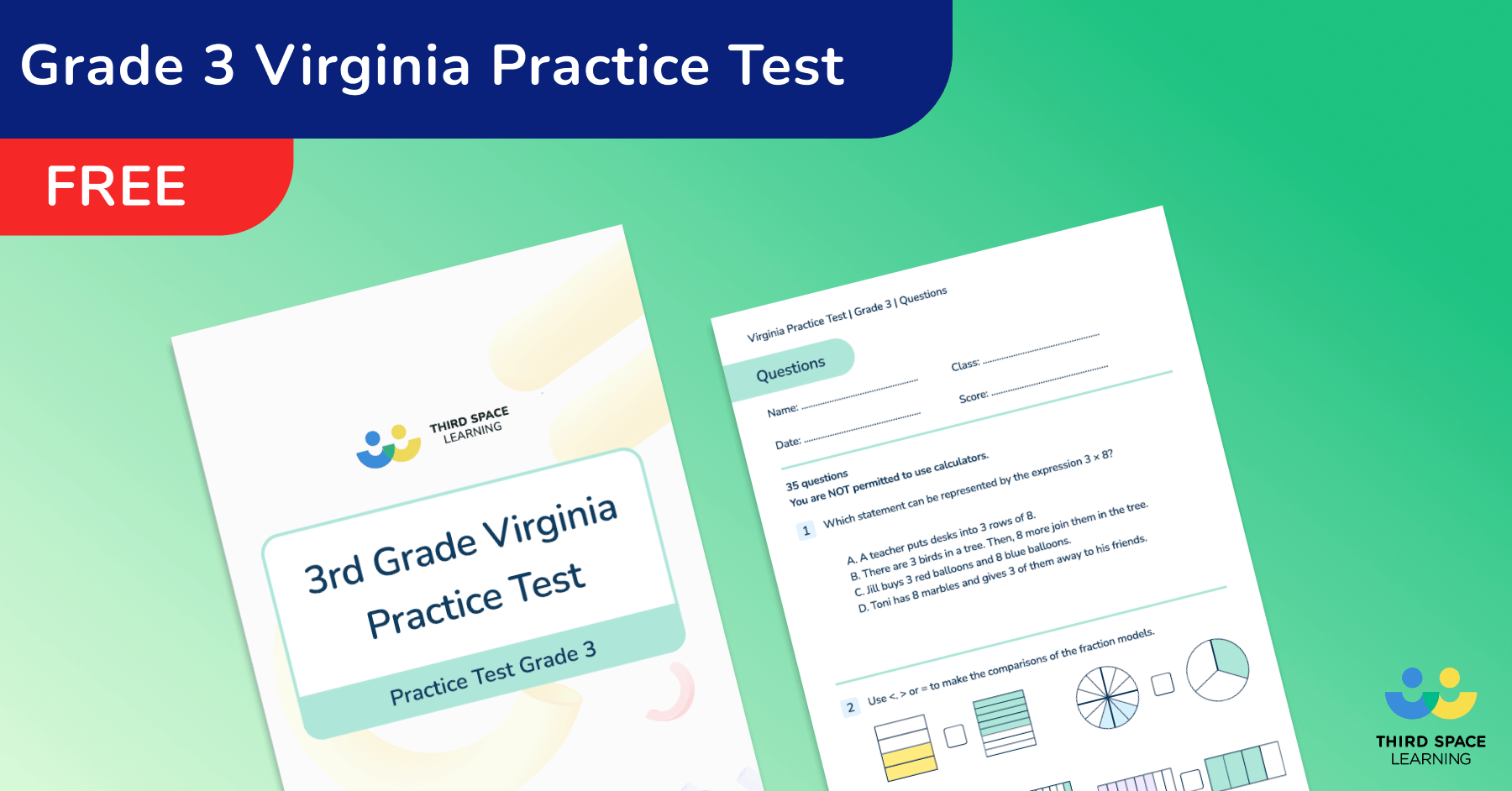 [FREE] 3rd Grade Virginia SOL Practice Test