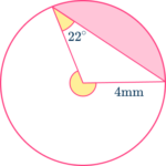 Area of a Segment of a Circle - Math Steps, Examples & Questions