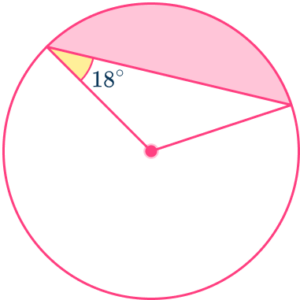 Area of a Segment of a Circle - Math Steps, Examples & Questions