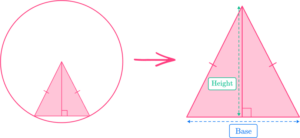 Area of a Segment of a Circle - Math Steps, Examples & Questions