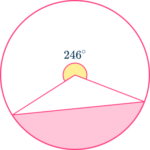 Area of a Segment of a Circle - Math Steps, Examples & Questions