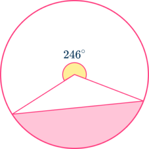 Area of a Segment of a Circle - Math Steps, Examples & Questions