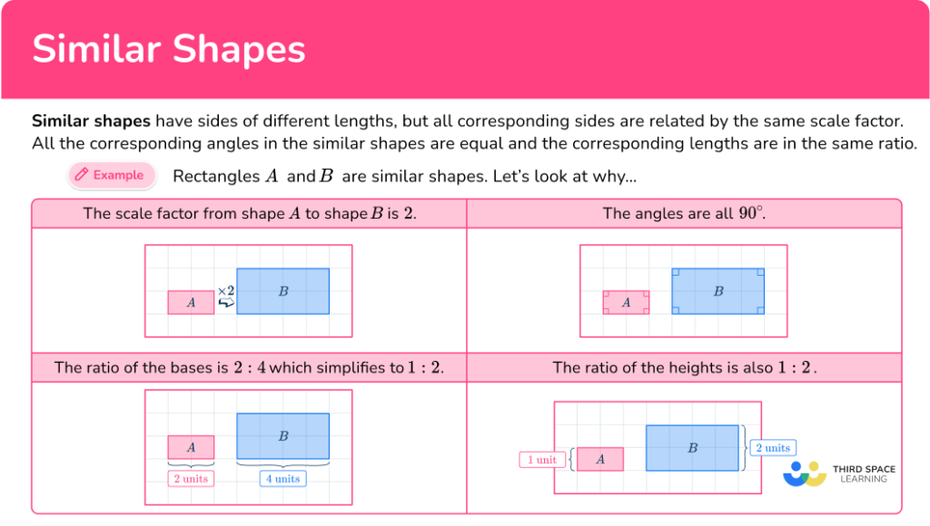 Similar Shapes - Math Steps, Examples & Questions