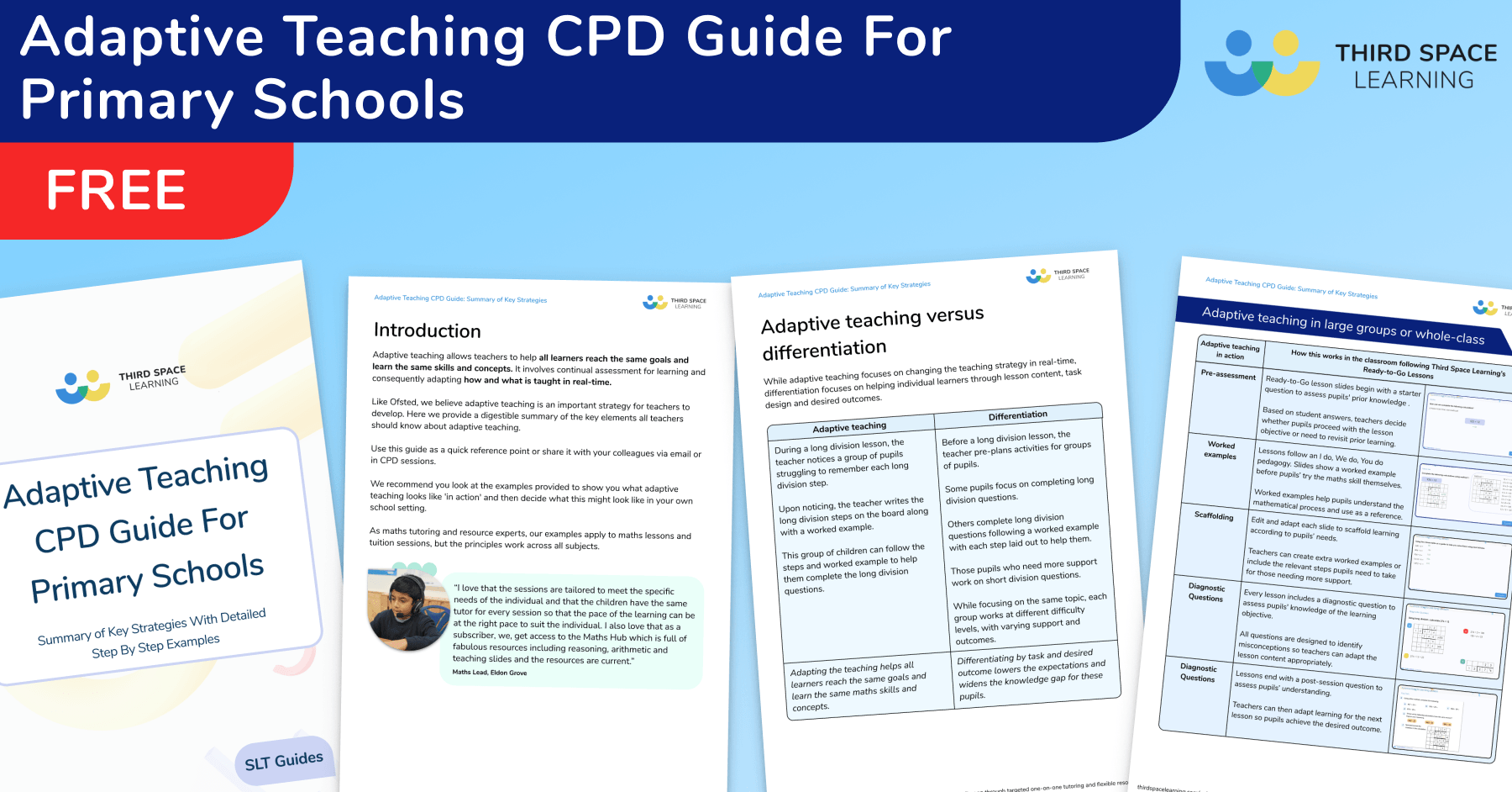[FREE] Adaptive Teaching CPD Guide For Primary Schools - Third Space ...