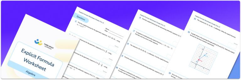 [FREE] Explicit Formula Worksheet