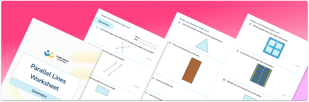 [FREE] Parallel Lines Worksheet