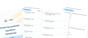 How To Factor Quadratic Equations - Math Steps with Examples