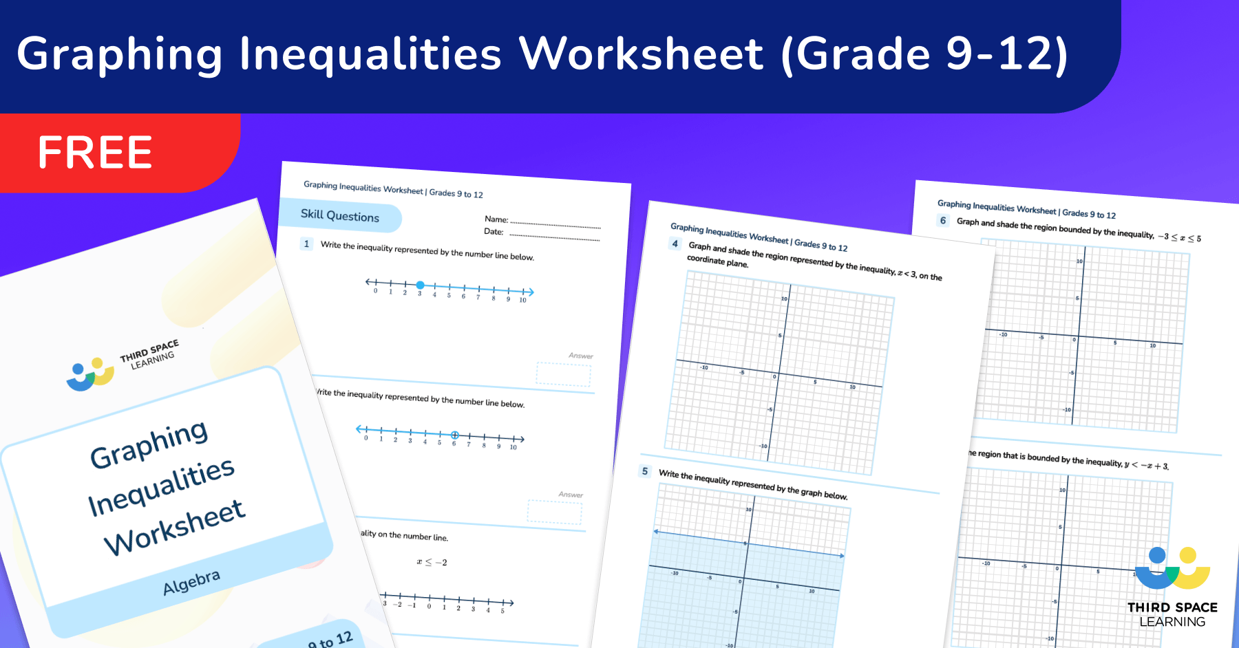 [FREE] Graphing Inequalities Worksheet
