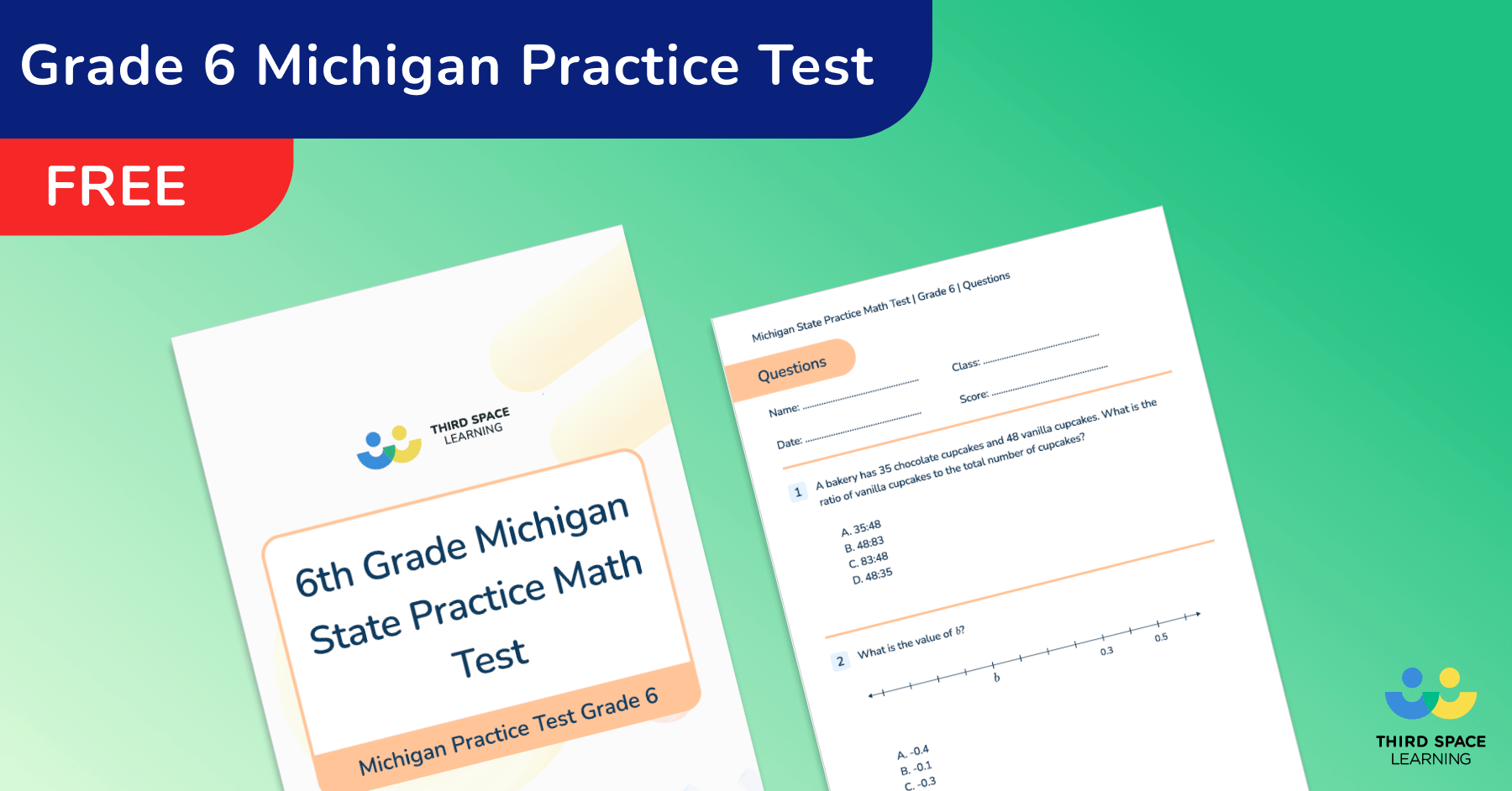 [FREE] 6th Grade Michigan M-STEP Practice Test