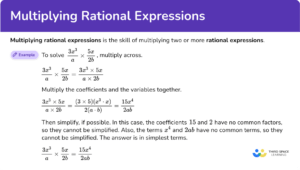 Multiplying Rational Expressions - Math Steps, Examples & More!