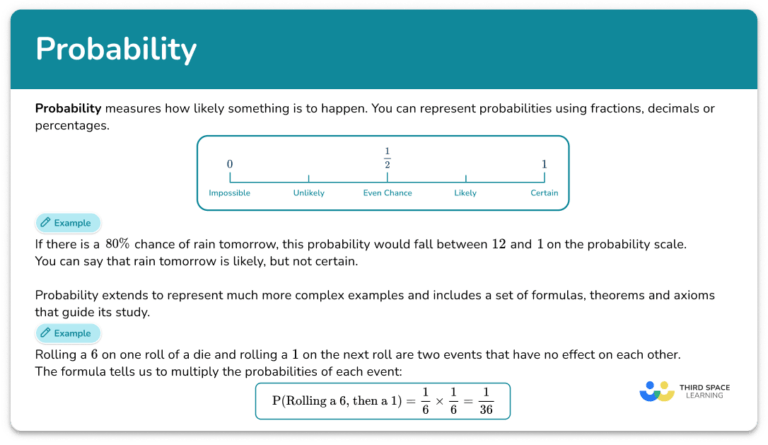 Probability - Math Steps, Examples & Questions