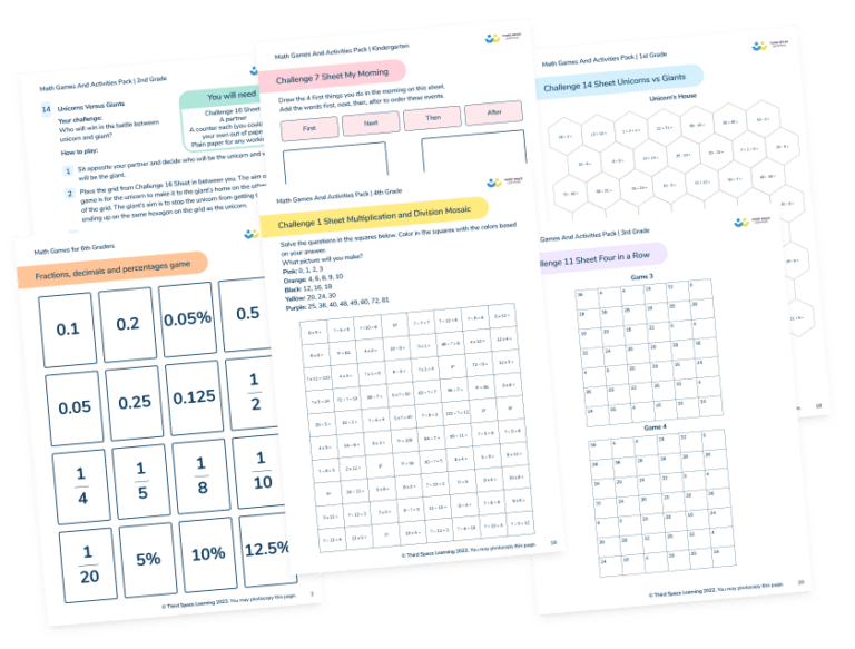 Math Games For Your Grade 5 Students (No Screens Required!)