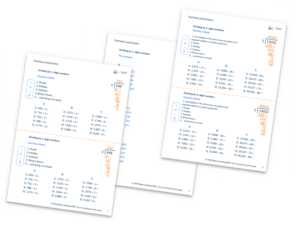 Long Division Worksheets For Grade 3-8: Free Worksheets