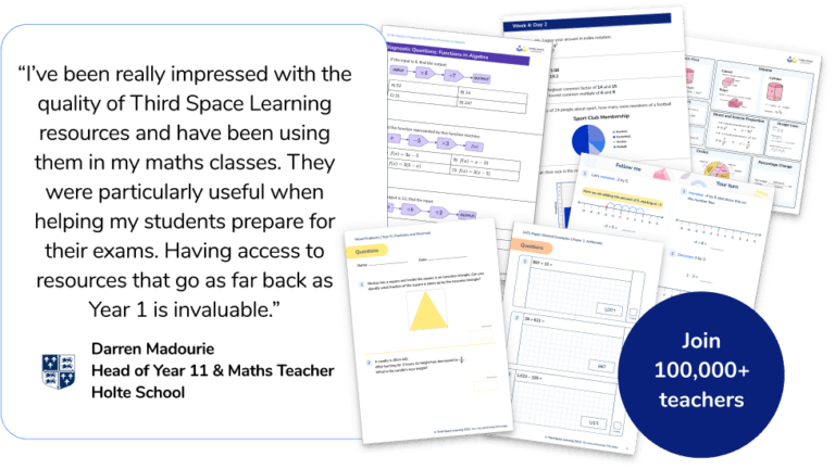 Free Maths Resources & Worksheets - Third Space Learning