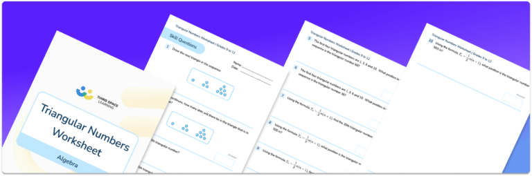 [FREE] Triangular Numbers Worksheet