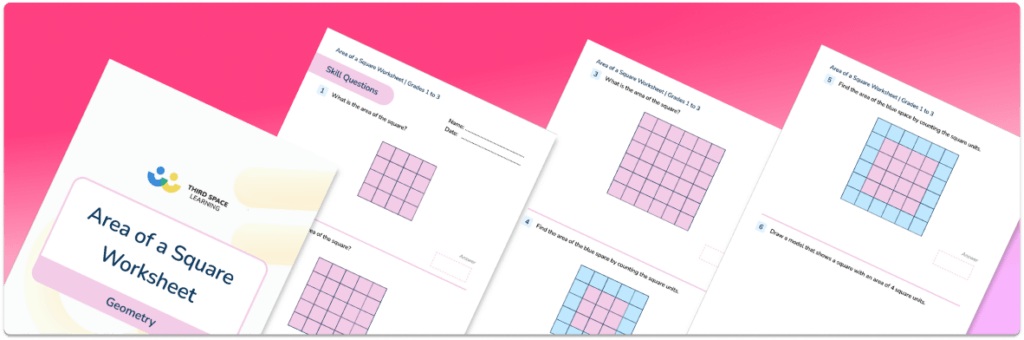 [FREE] Area Of A Square Worksheet