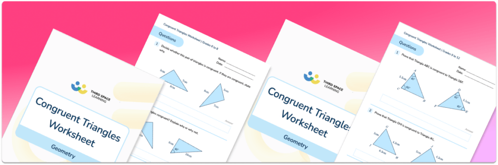 [FREE] Congruent Triangles Worksheet