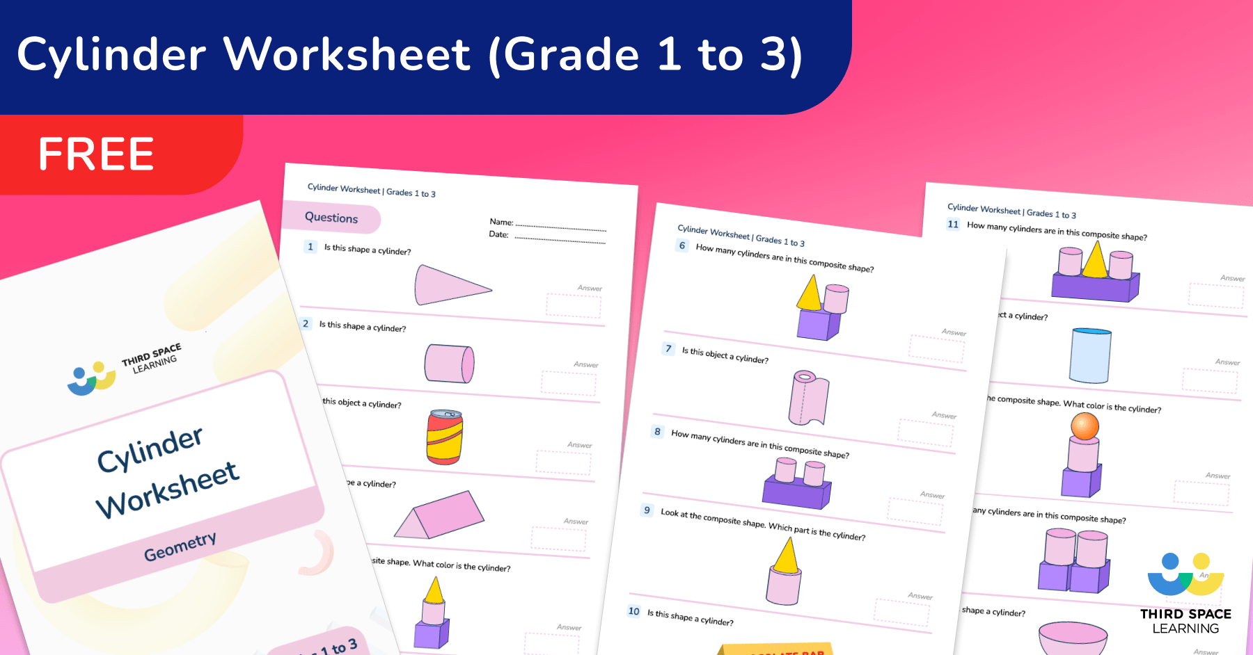 [FREE] Cylinder Worksheet